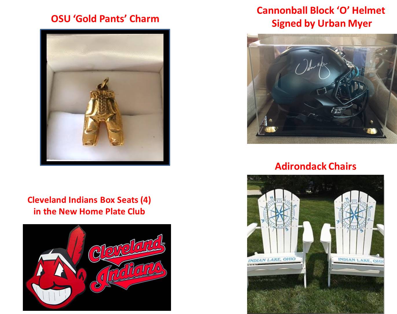 2017 Live Auction Items - JR